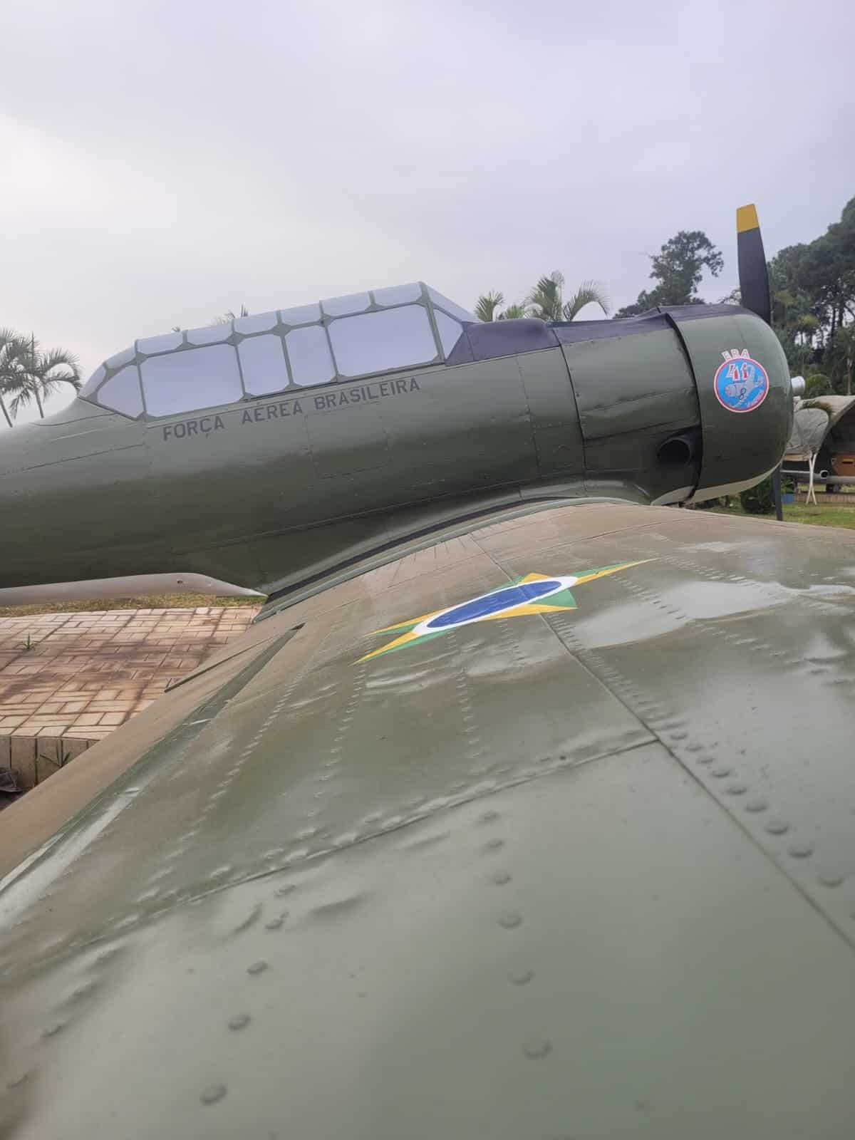 Revitalização da Aeronave Monumento North American T-6 Texan FAB 1478 ...