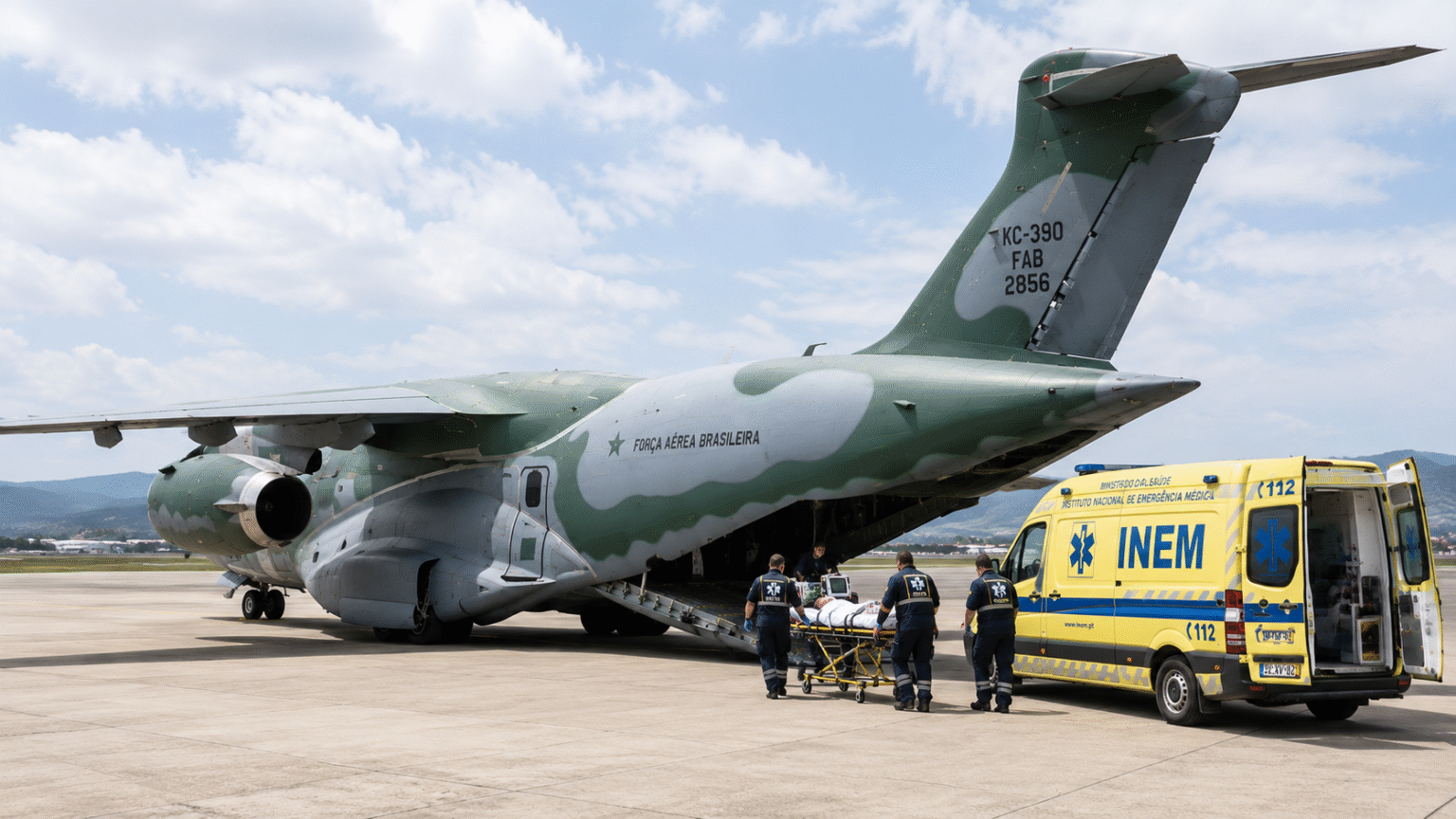 Menino com câncer em Portugal aguarda transporte especial da FAB